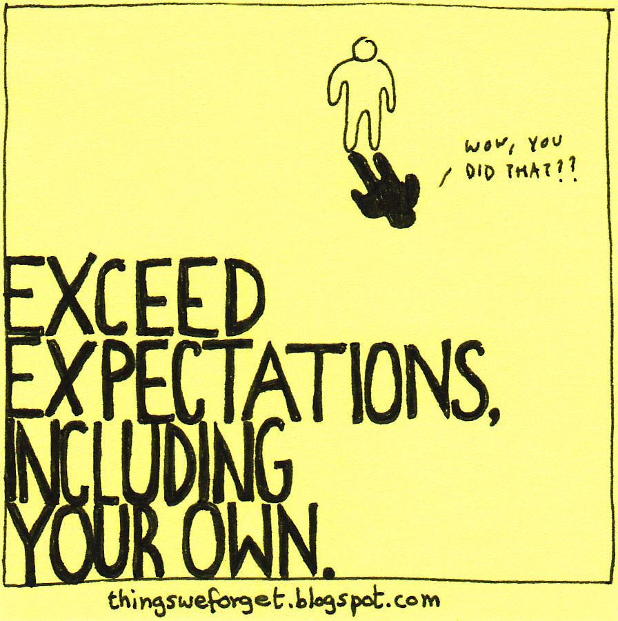 Exceed Expectations Exceed Expectations